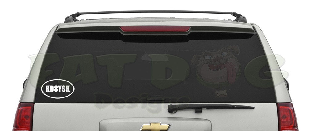 Call Sign Decal - Etsy Australia