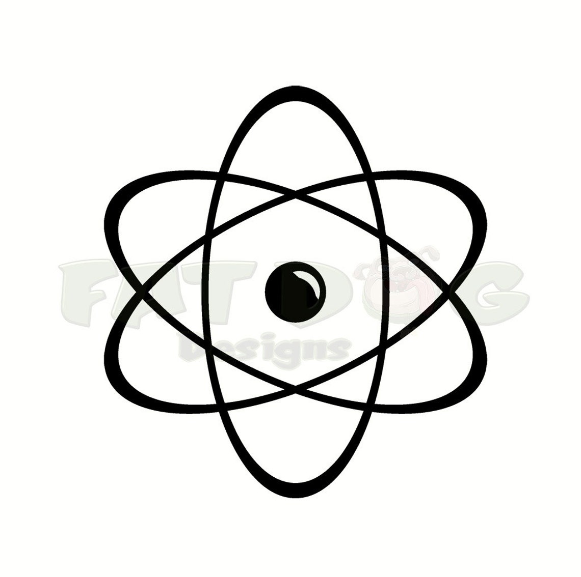 Atom Science Removable Vinyl Decal for Classroom Lab Car | Etsy