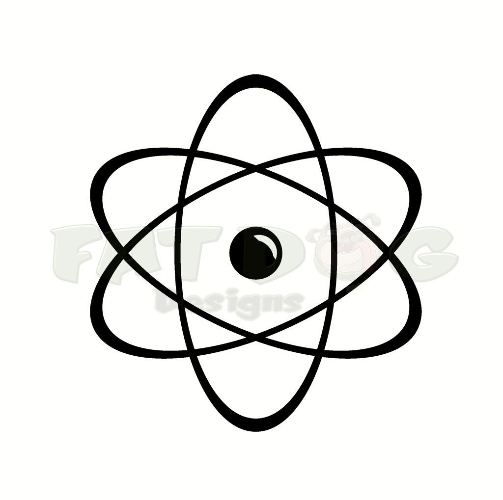 Atom Science Removable Vinyl Decal for Classroom Lab Car | Etsy