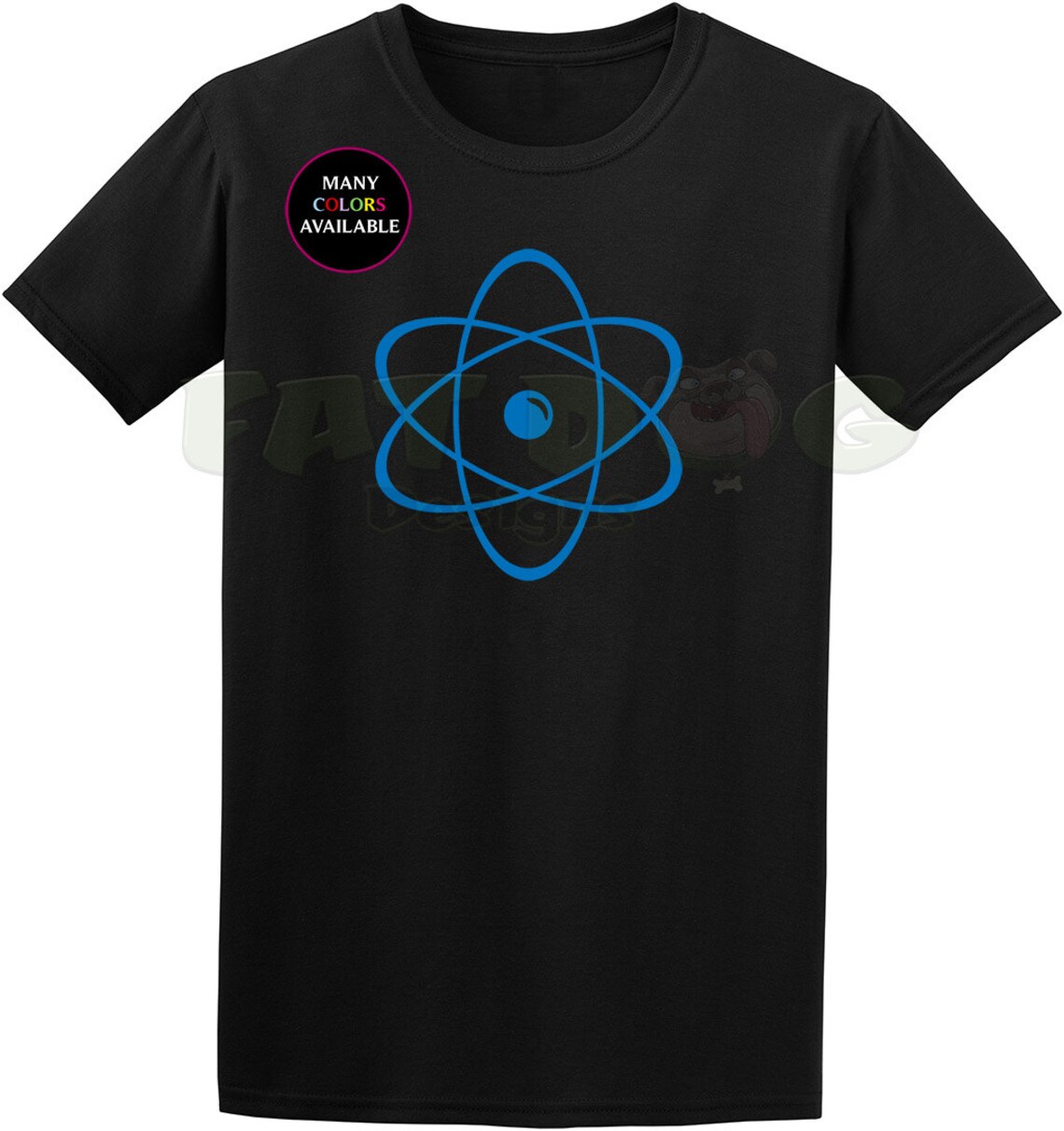 Atom Custom Short-Sleeve T-Shirt S-6XL Science STEM | Etsy