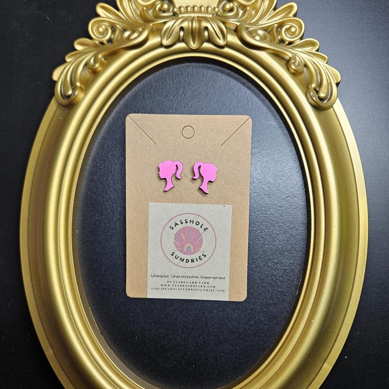 Barbie Earrings - Etsy