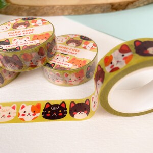 Cute Cats - Washi Tape | Washi, Tape, Digital Art, Stickers ...