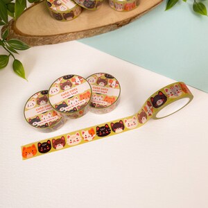 Cute Cats - Washi Tape | Washi, Tape, Digital Art, Stickers ...