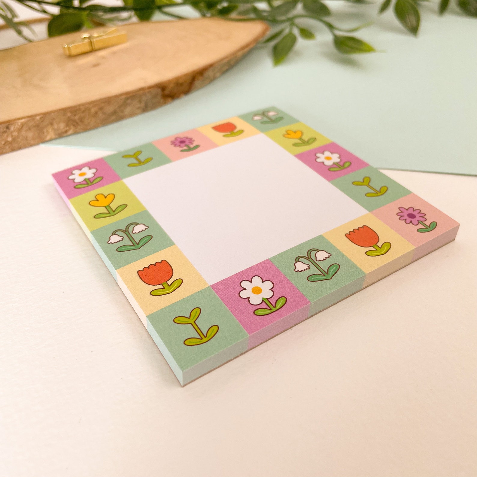 Flowers - Memo Pad | Tear Away Memo Pad, Digital Art, Stickers ...