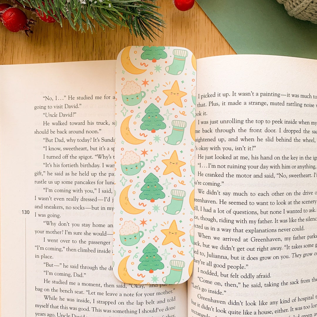 Cozy Christmas - Bookmark | Digital Art, Illustration, Books, Reading ...