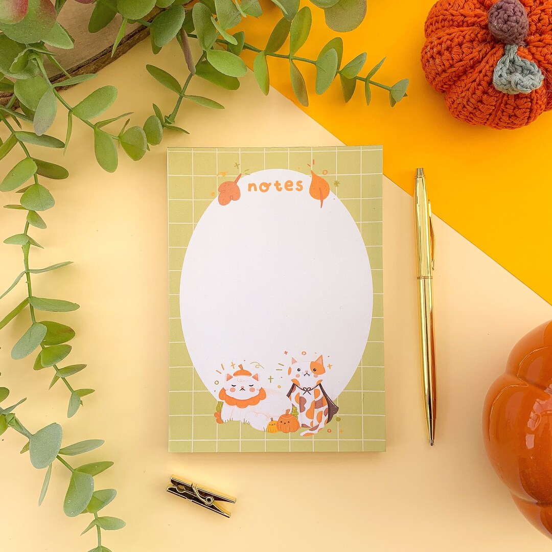 Spooky Crème & Brûlée - A6 Notepad | Digital Art, Illustration ...