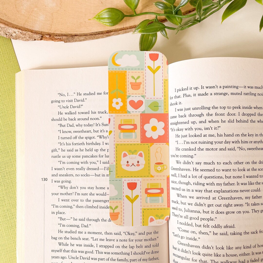 Spring Things - Bookmark | Digital Art, Illustration, Books, Reading ...