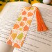 Autumn Leaves Bookmark Digital Art Illustration Books - Etsy