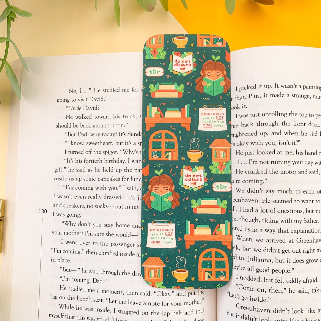 Bookworm Essentials - Bookmark | Digital Art, Illustration, Books ...