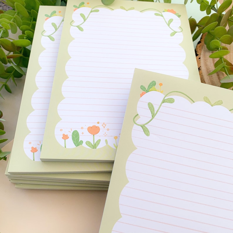 Happy Mail A5 Notepad //digital Art Letter Writing - Etsy