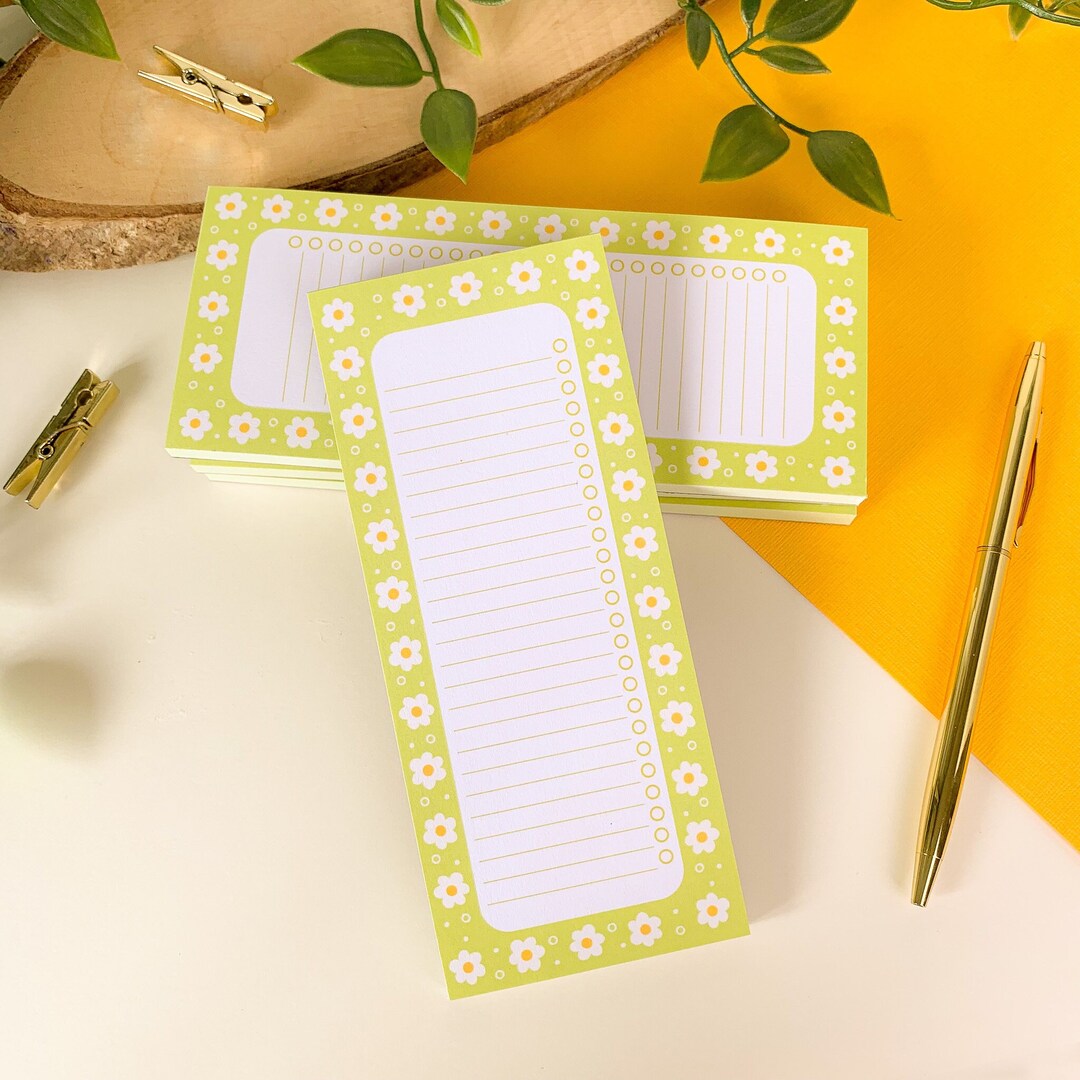 Daisy List - Memo Pad | Digital Art, Stickers, Illustration, Kawaii ...