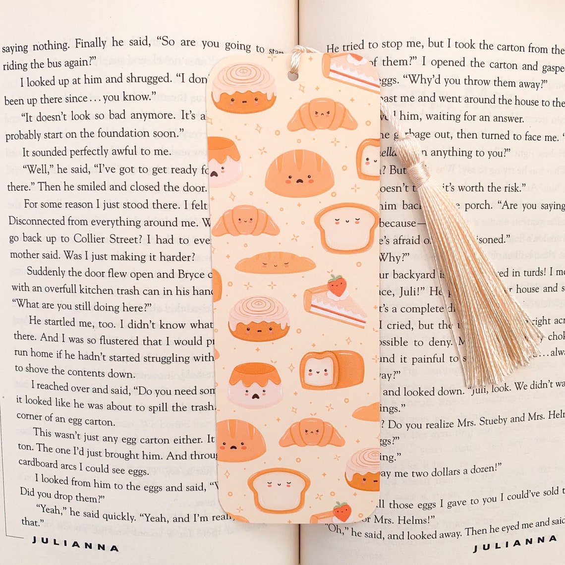 Bakery Buddies Bookmark / Digital Art Illustration Books | Etsy