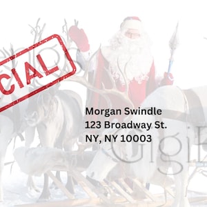 EDITABLE Official Letter From Santa for Kids Bundle With Santa Envelope ...