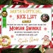 EDITABLE Official Nice List Award From Santa for Kids Christmas Santa ...