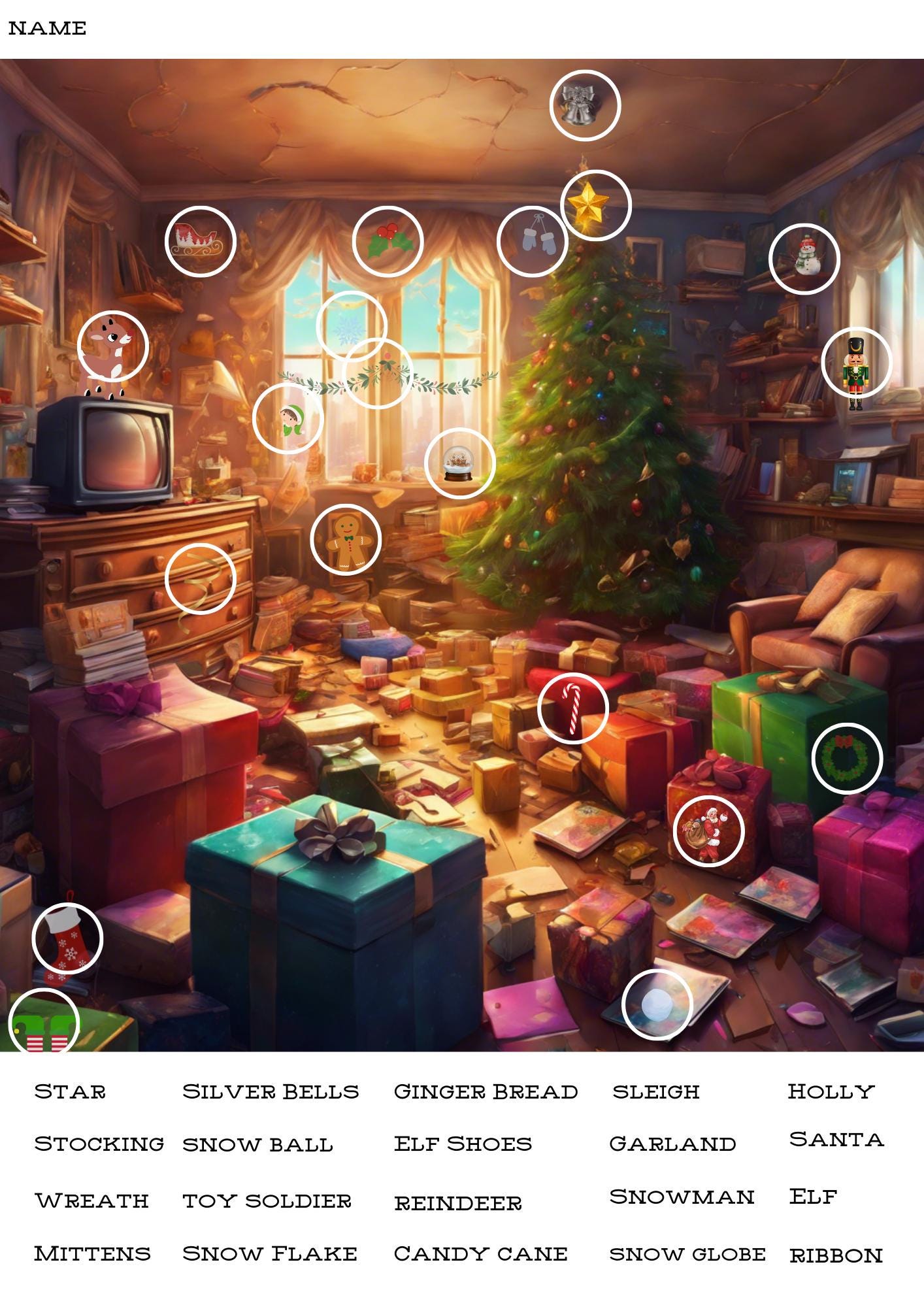 CHRISTMAS Hidden Object Game Digital Game Classroom Game Elementary ...
