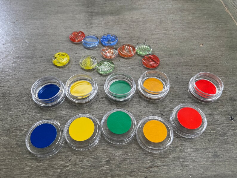 Montessori Practical Life -twist and Turn - Color Sorting Activity - Etsy