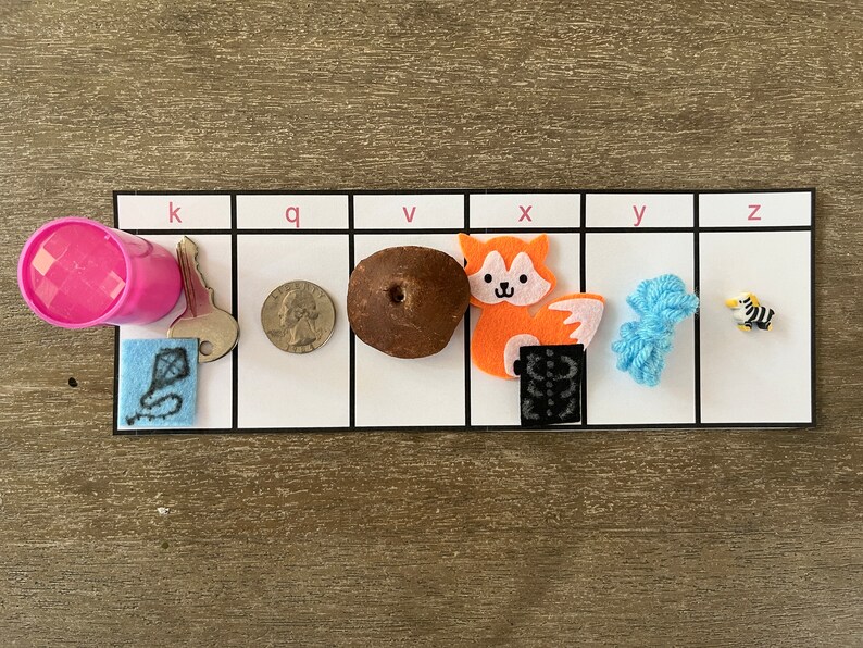 Montessori Language A-Z Initial Sound Objects With Initial Sound ...