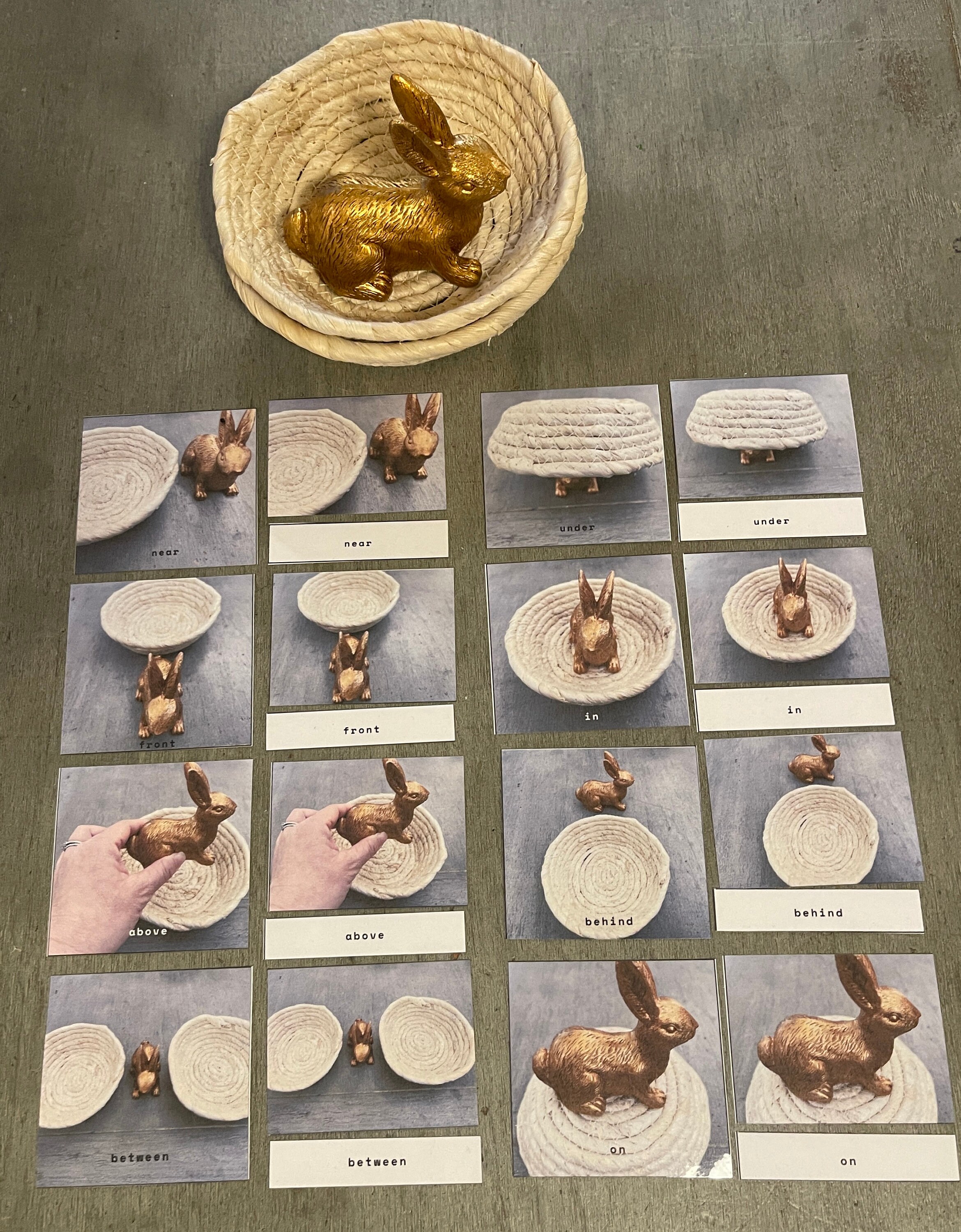 Montessori Prepositions - Etsy