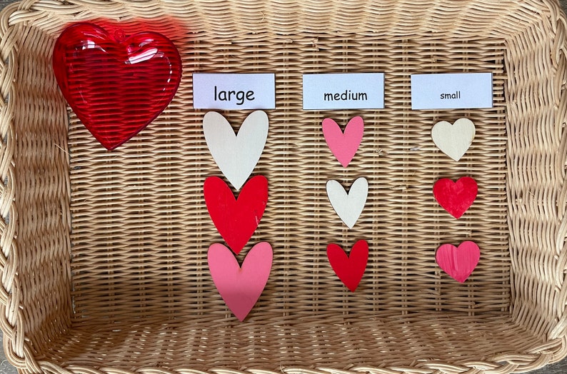 Montessori Valentine Day Themed With 5 Activities - Etsy