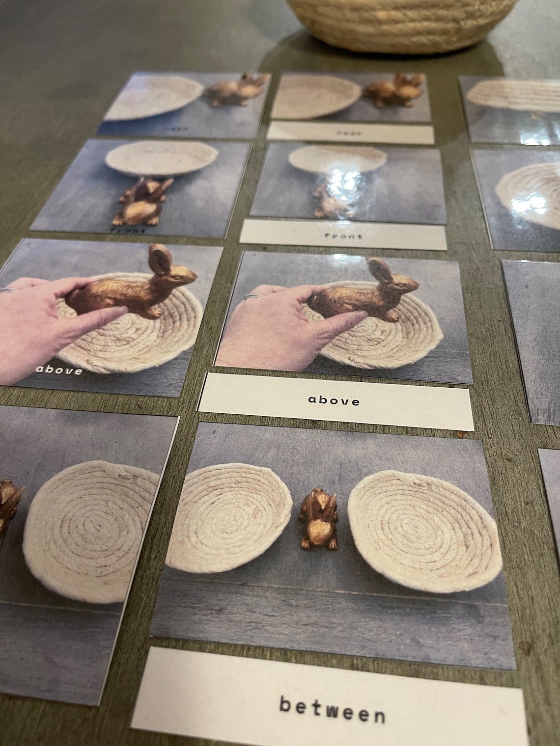 Montessori Prepositions - Etsy