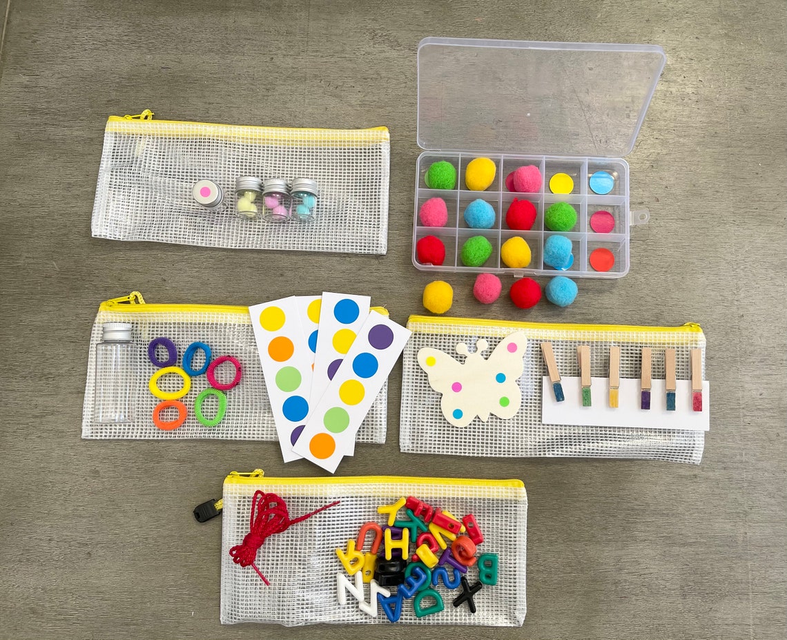 Preschool Fine Motor Task Kit - Etsy