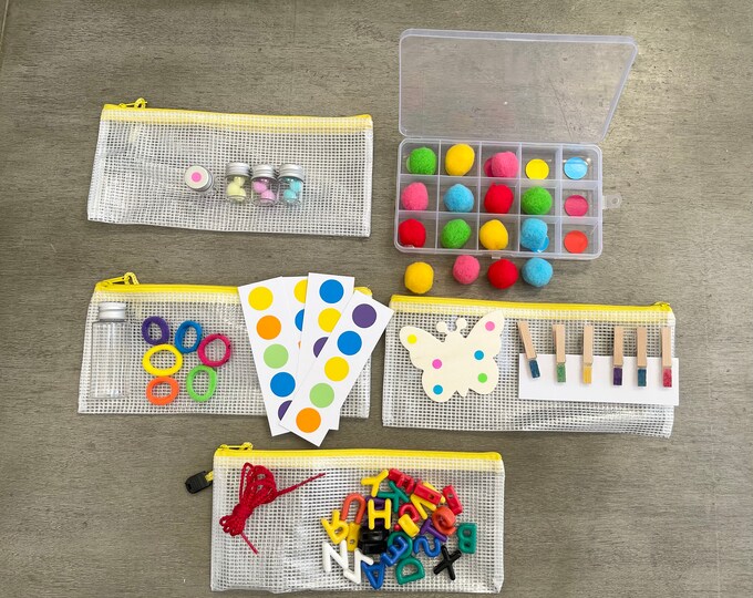 Preschool Fine Motor Task Kit - Etsy