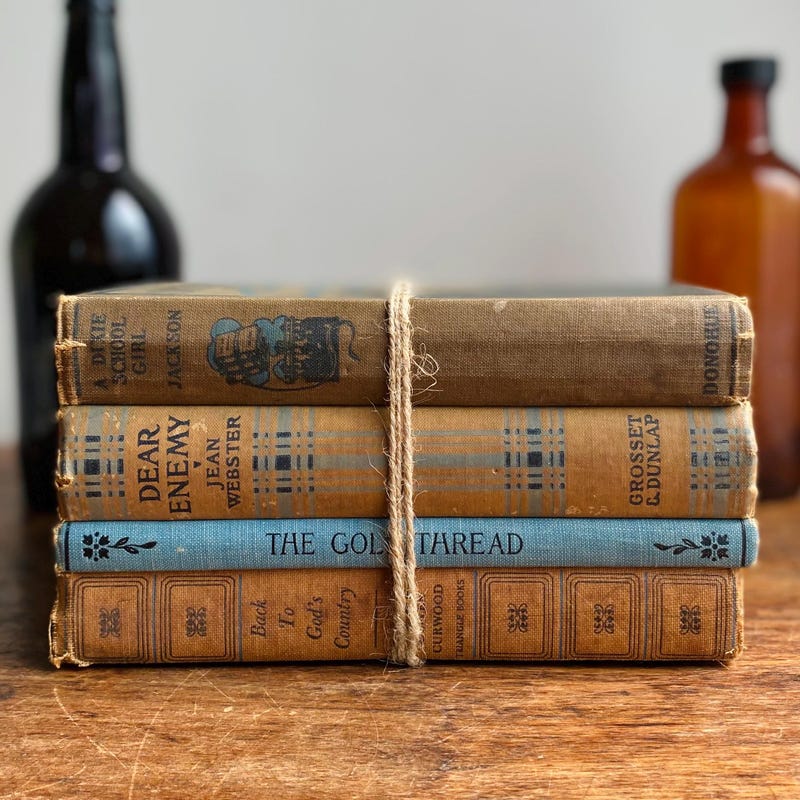 Fall Book Stack - Etsy