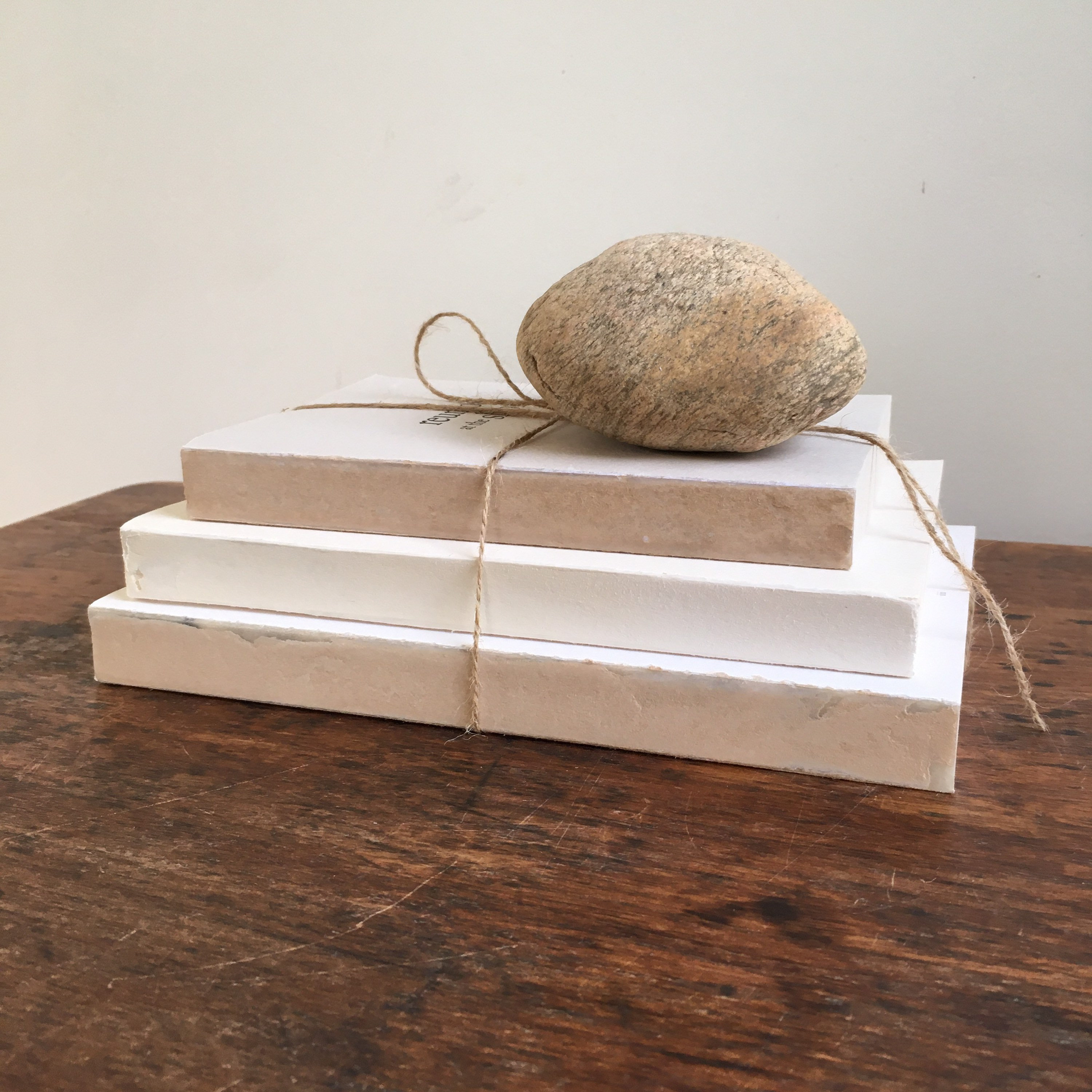 Beige and Cream Farmhouse Book Stack Decorative Books Book | Etsy