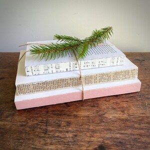 Pink and Tan Book Stack, Blush and Beige Books, Home Decor - Etsy