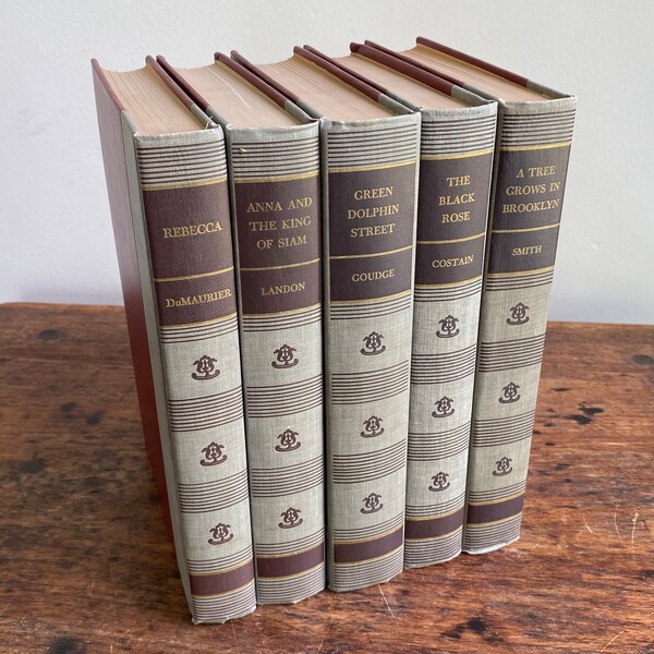 Vintage Book Stack - Etsy