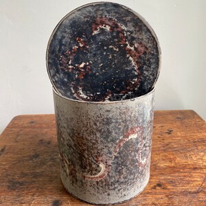 Hand Painted Pantry Box, Folk Art, Primitive Band Box, Farmhouse ...