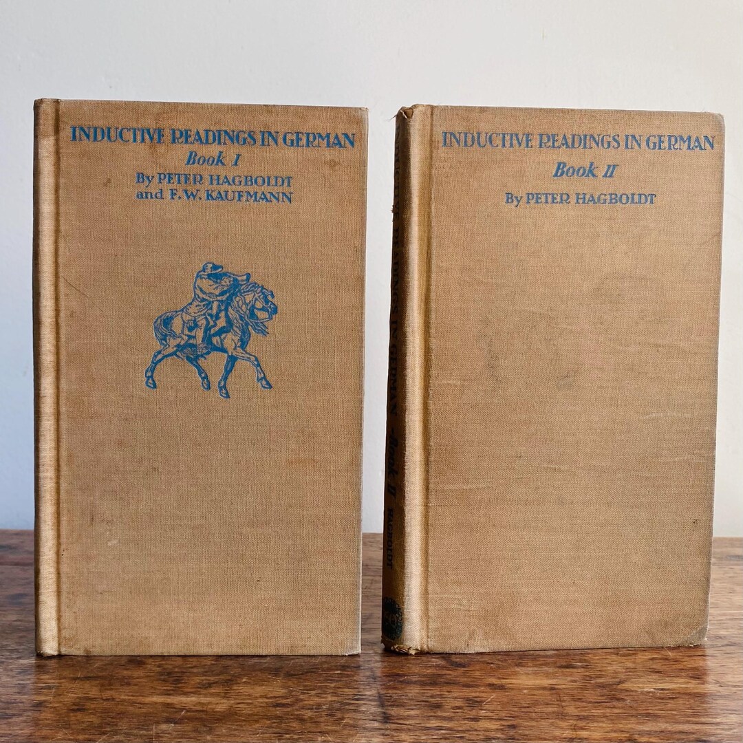 1930s German Language Textbooks, Inductive Readings, Set of 2 - Etsy