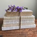 Tan and Ivory Books, Neutral Rustic Decorative Farmhouse Book Stacks - Etsy