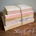 Rustic Decorative Book Set in Dusty Rose and Beige - Etsy