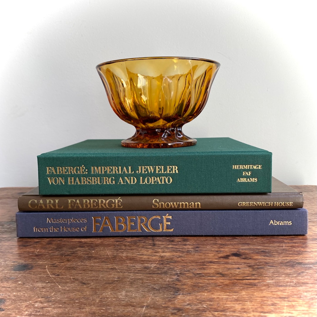 Large Coffee Table Books About Faberge, Carl Faberge Book Stack - Etsy