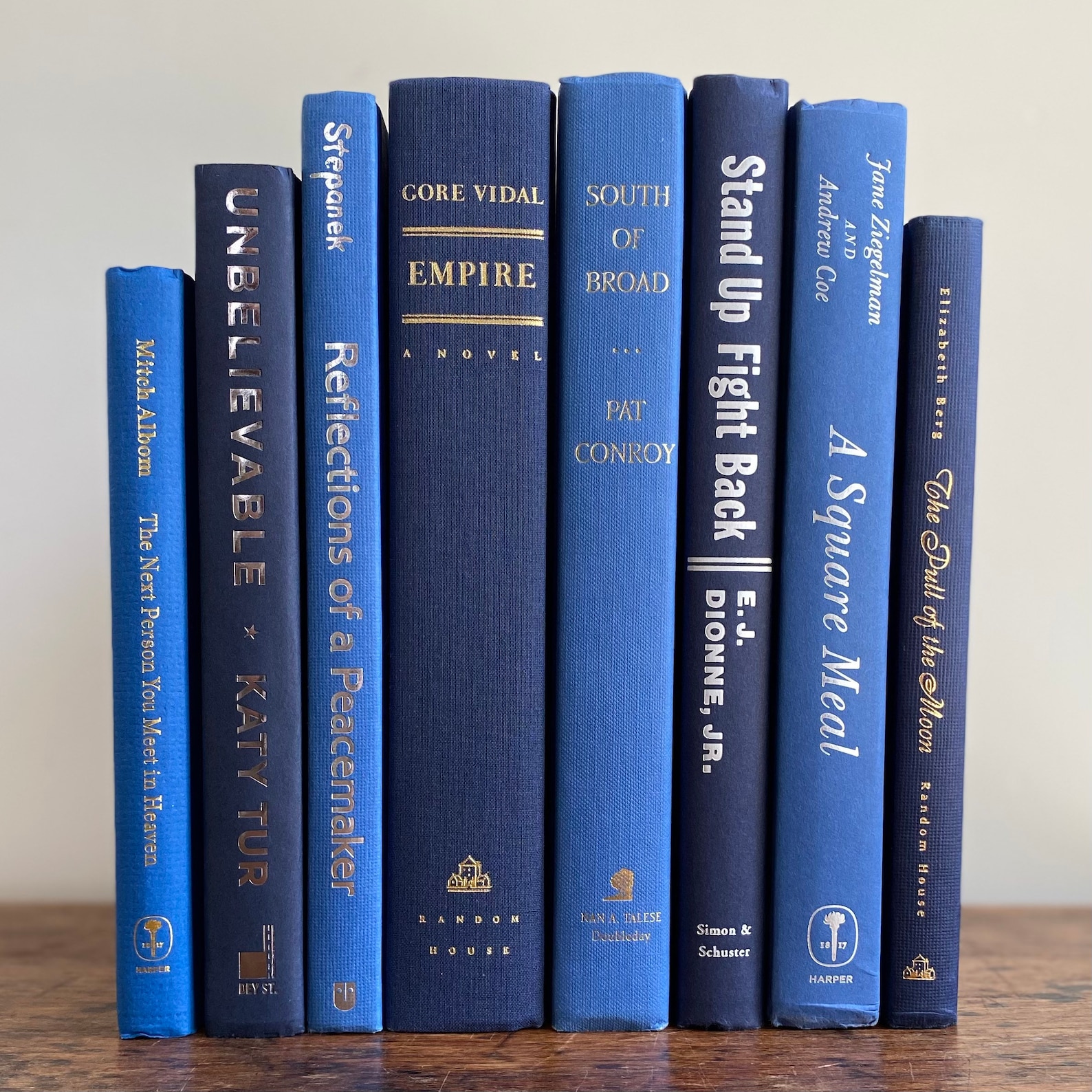 Blue Decorative Book Set Book Bundle Blue Decor Shelf - Etsy