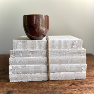 Coverless Rustic White Decorative Book Set - Etsy