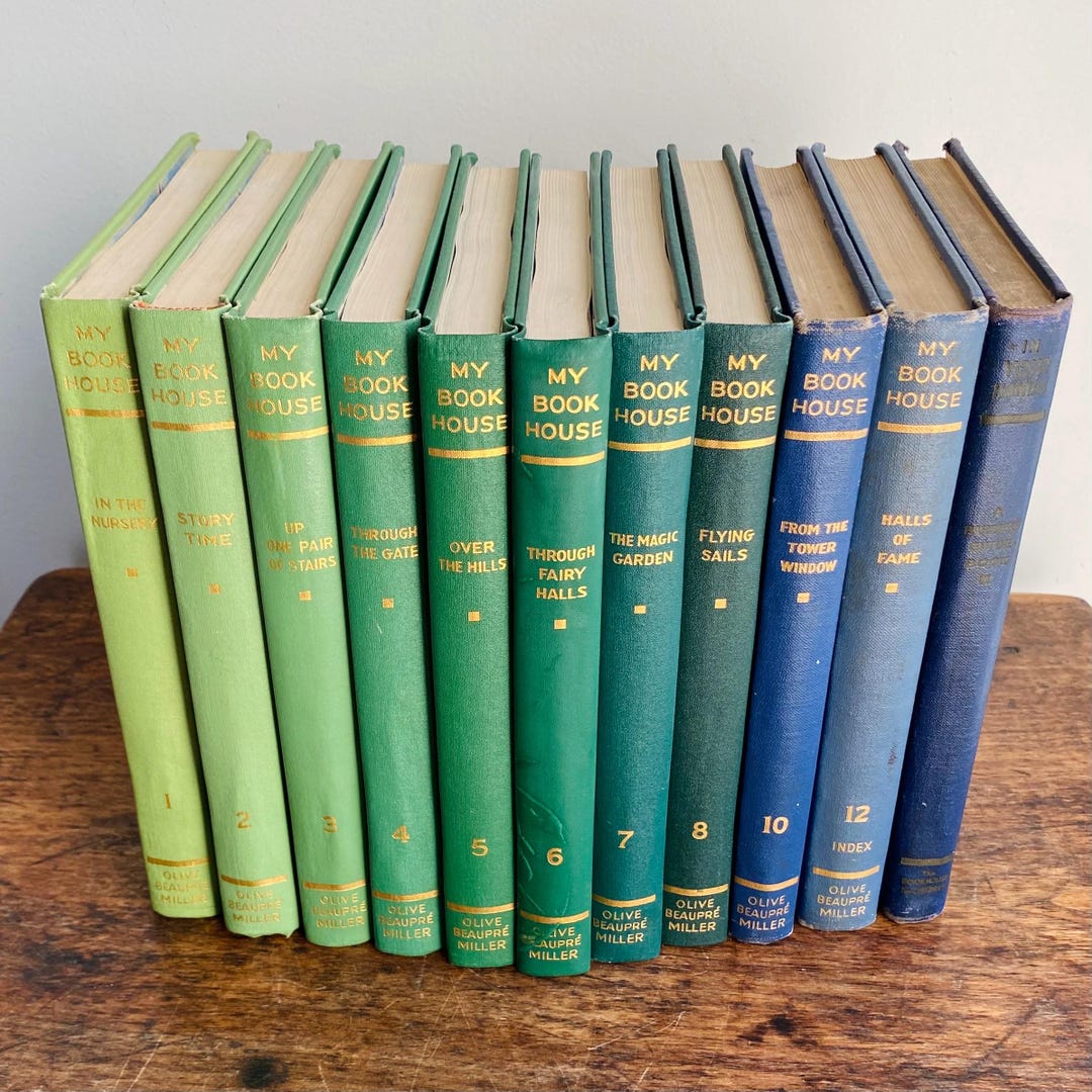 My Book House, Vintage Children’s Storybook Set, Old Kids Book ...
