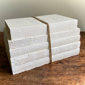 Coverless Rustic White Decorative Book Set - Etsy