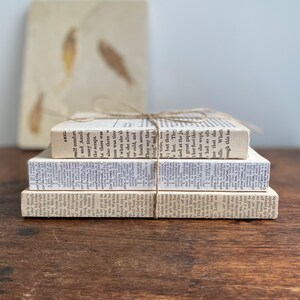 Neutral Rustic Decorative Farmhouse Book Stacks - Etsy