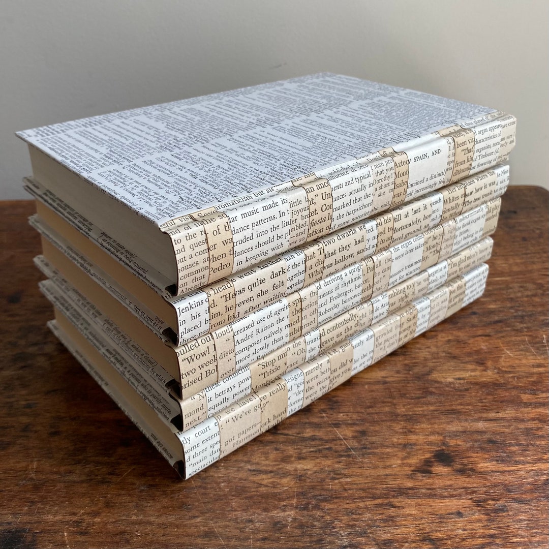 Neutral Decorative Book Stack, Tan and Ivory Books - Etsy