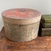 Paper Mache Box, Painted Band Box, Distressed Decor, Farmhouse Storage ...
