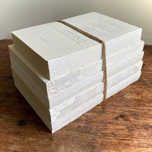Coverless Rustic White Decorative Book Set - Etsy