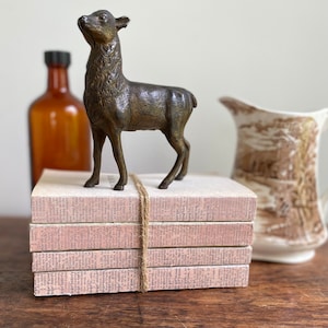 Blush Pink Books, Dusty Rose Book Stack - Etsy