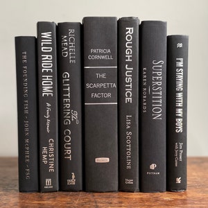 Black Book Bundle, Home Decor, Staging Books, Decorative Books ...