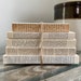 Tan and Ivory Books, Neutral Rustic Decorative Farmhouse Book Stacks ...