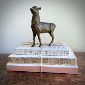 Pink and Tan Book Stack, Blush and Beige Books, Home Decor - Etsy