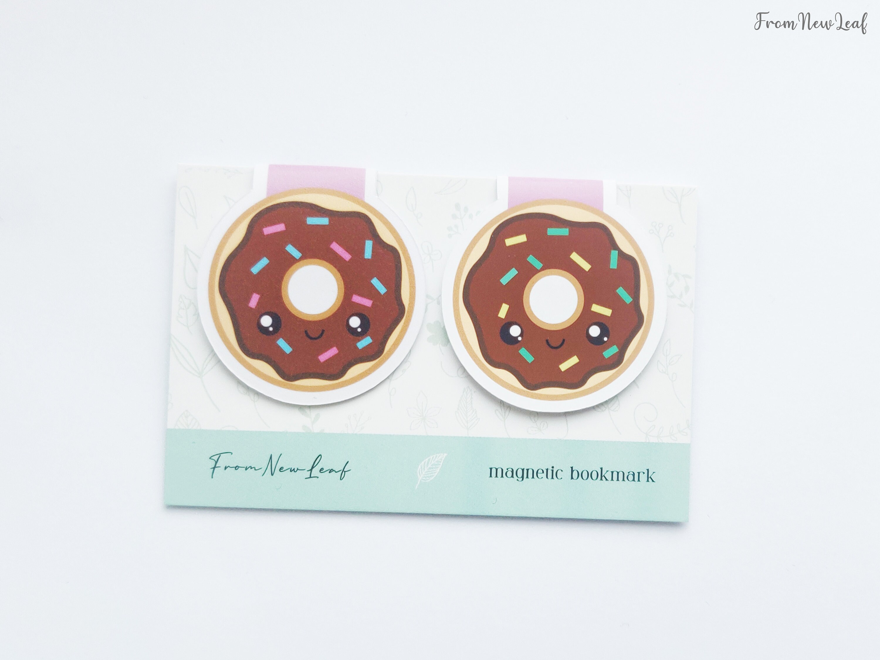 Donuts Magnetic Bookmarks Set Cute Matching Doughnuts - Etsy