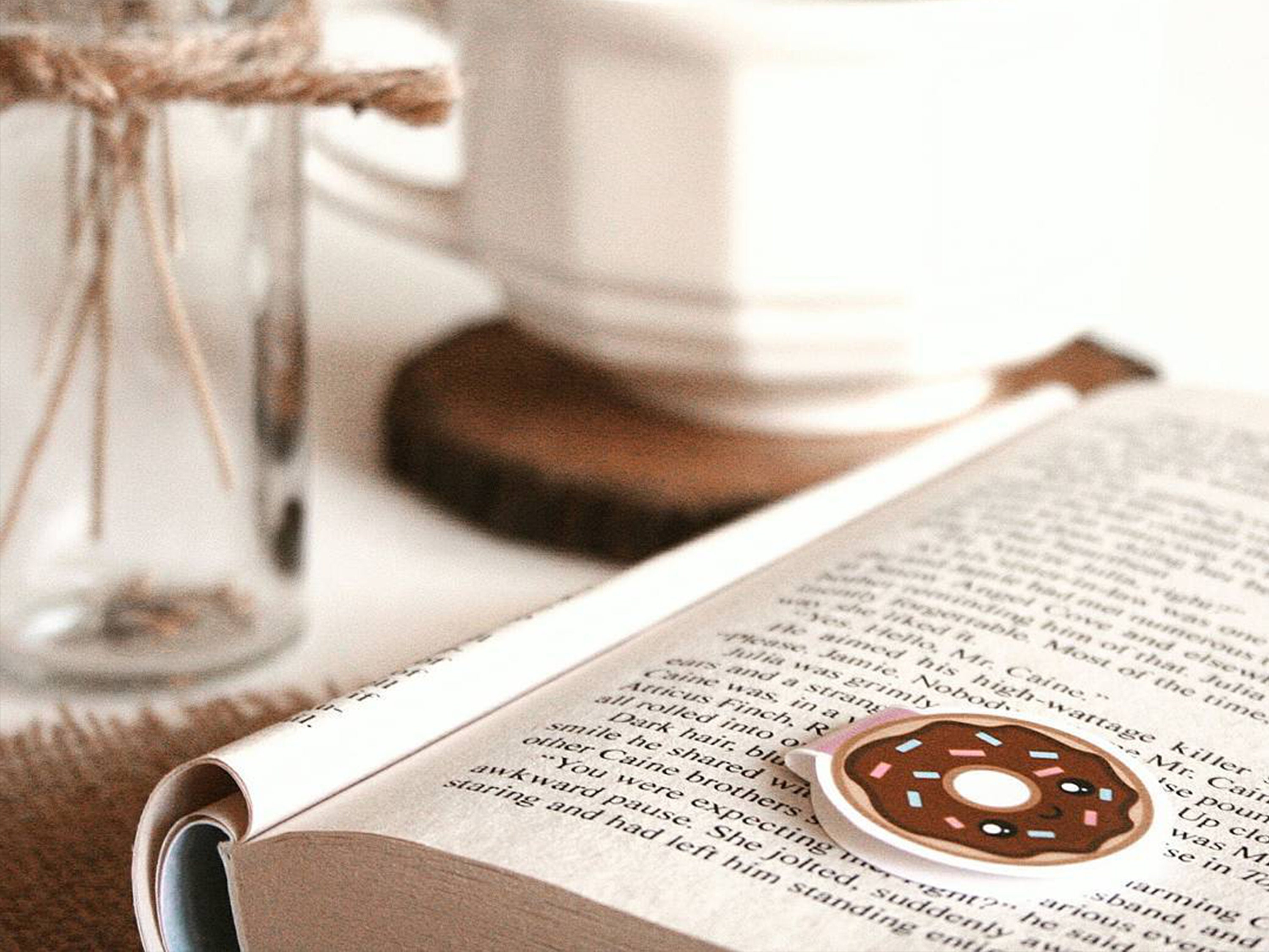 Donuts Magnetic Bookmarks Set | Cute Matching Doughnuts - Etsy