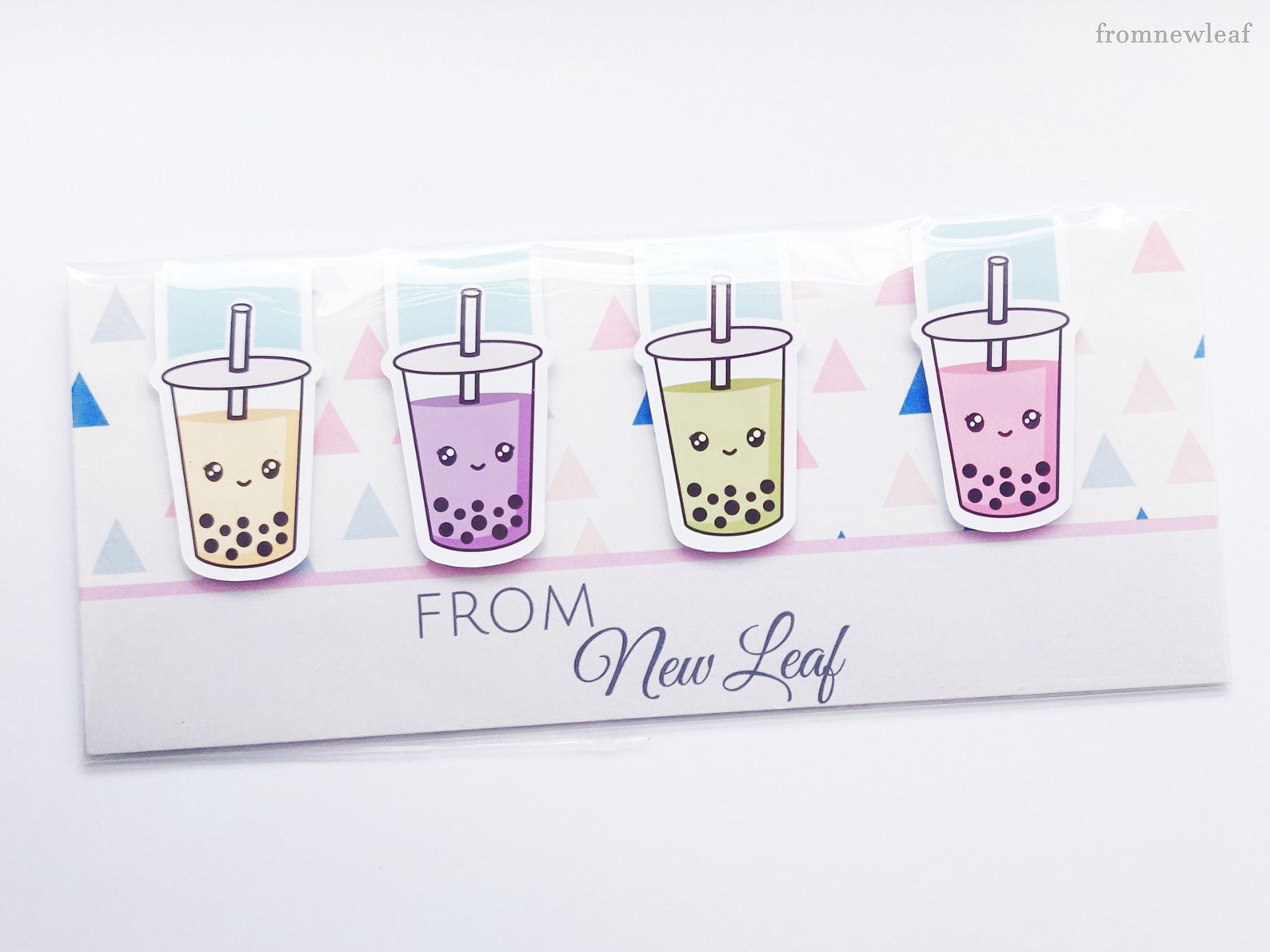 Bubble Tea Boba Tea Set Magnetic Bookmark Cute Tapioca - Etsy UK